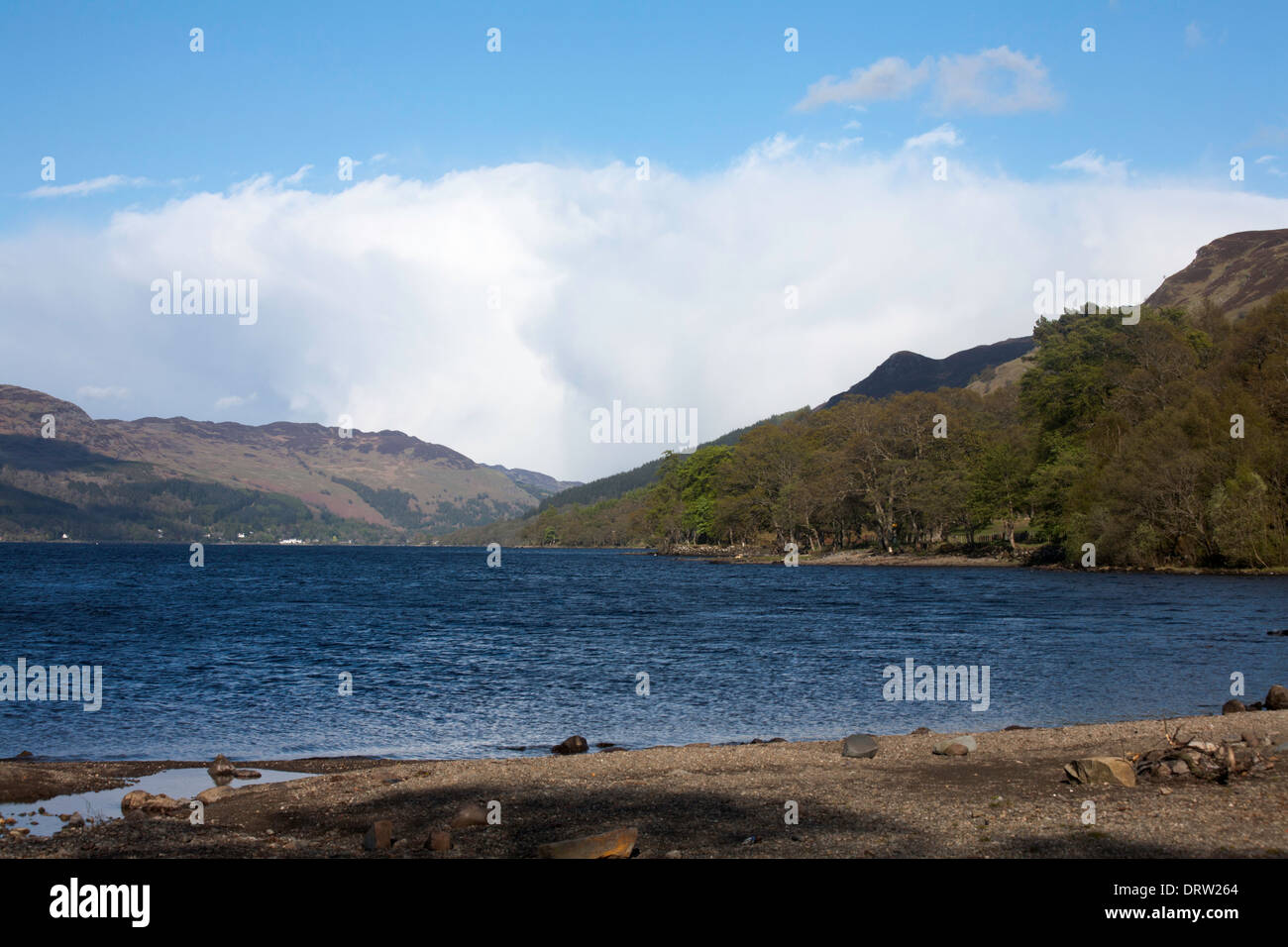 Loch Earn a view from Ardvorlich Perthshire Scottish Highlands Scotland ...