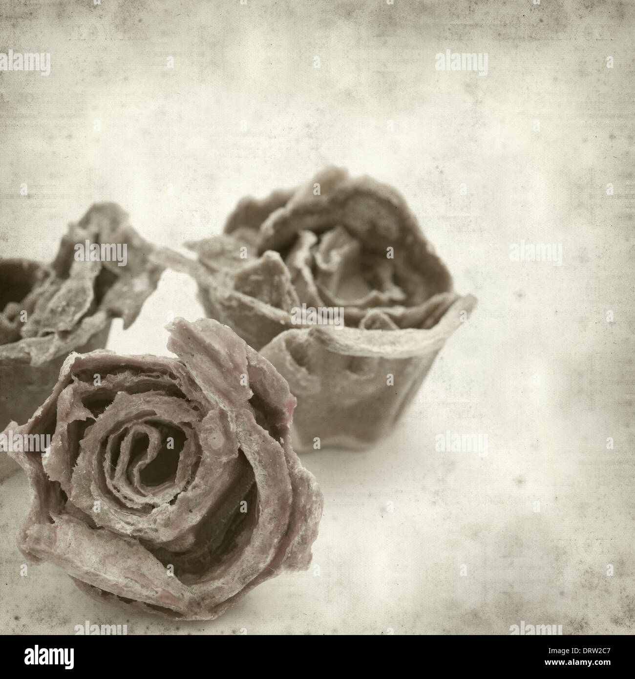 textured old paper background with rose kindling Stock Photo - Alamy