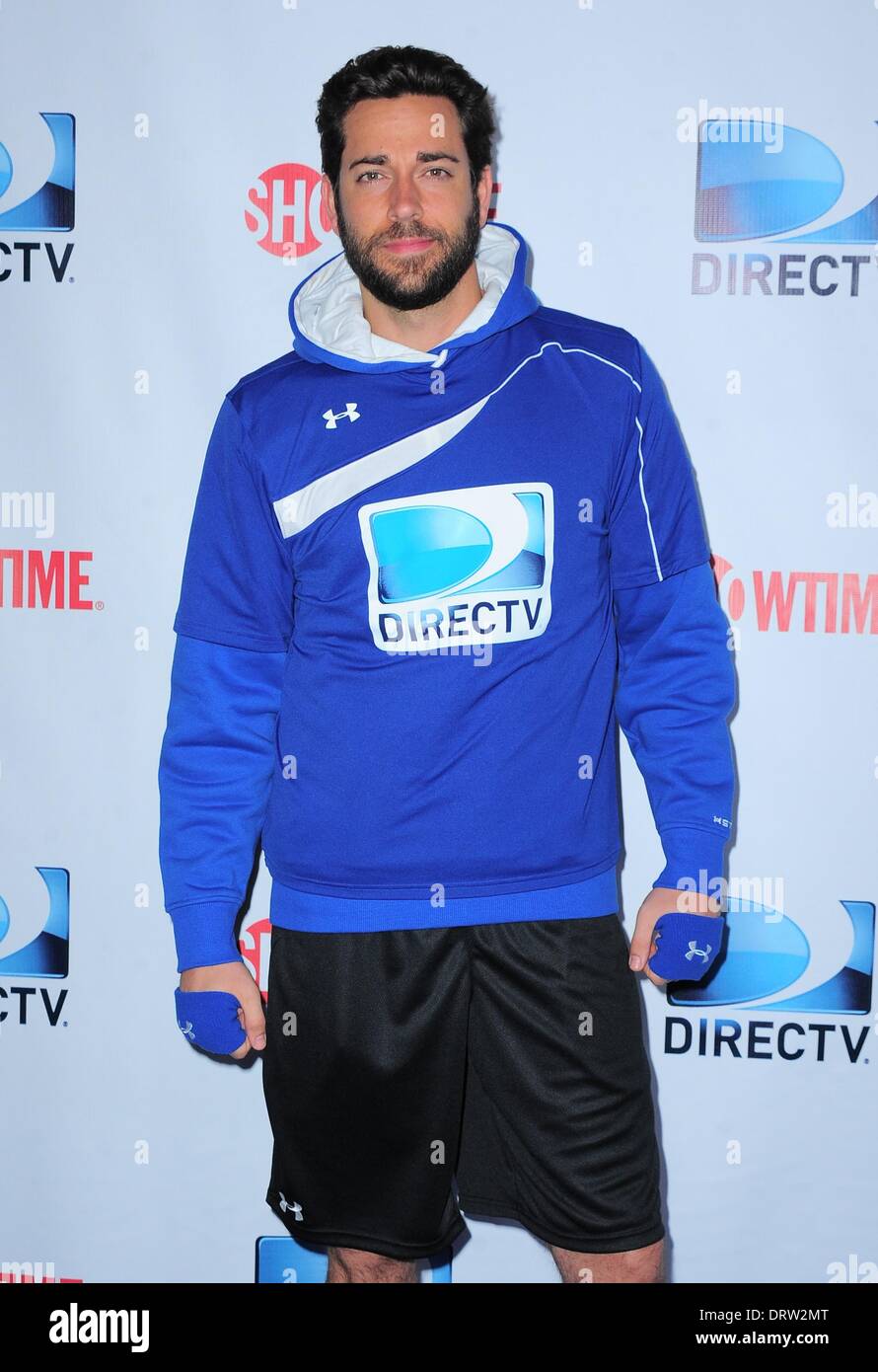 Zachary Levi at arrivals for DIRECTV’s 8th Annual Celebrity Beach Bowl ...