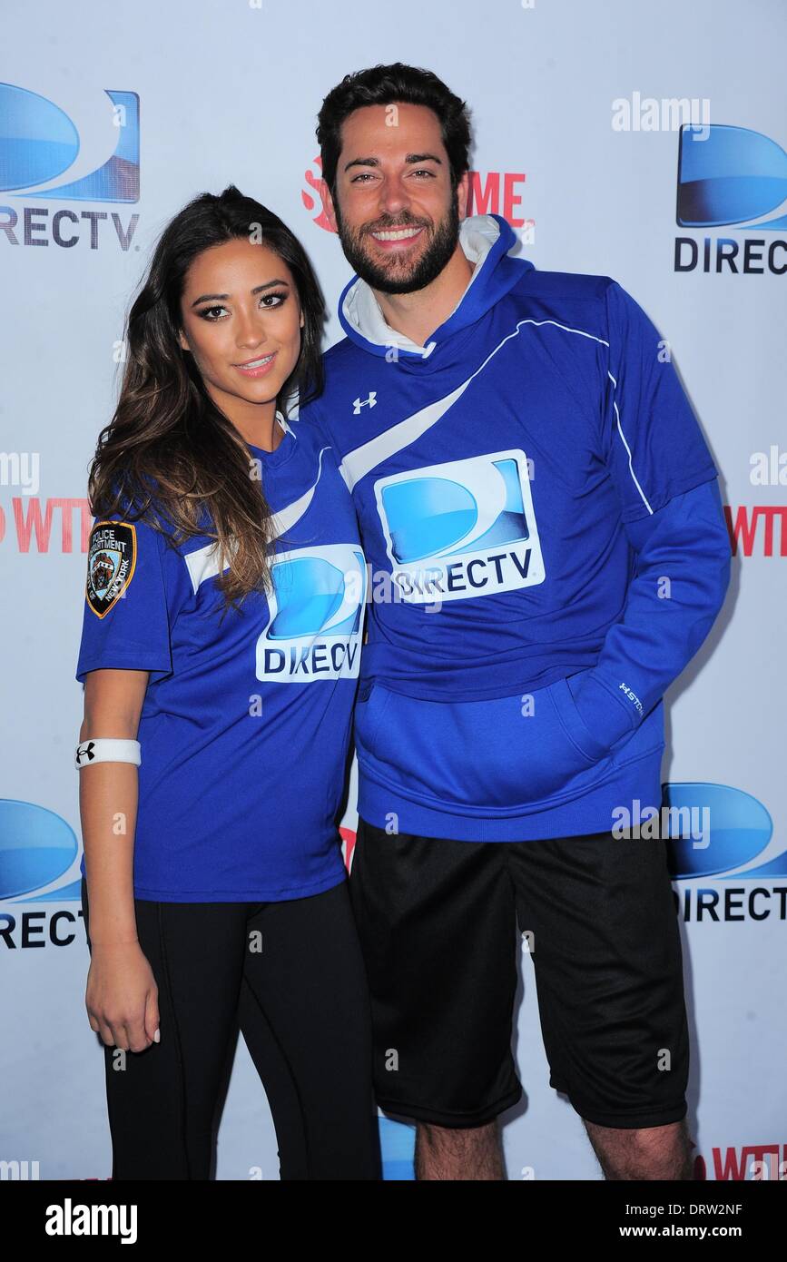 Shay Mitchell, Zachary Levi at arrivals for DIRECTV’s 8th Annual ...