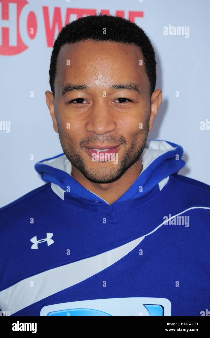 Los Angeles, CA, USA. 1st Feb, 2014. John Legend at arrivals for ...