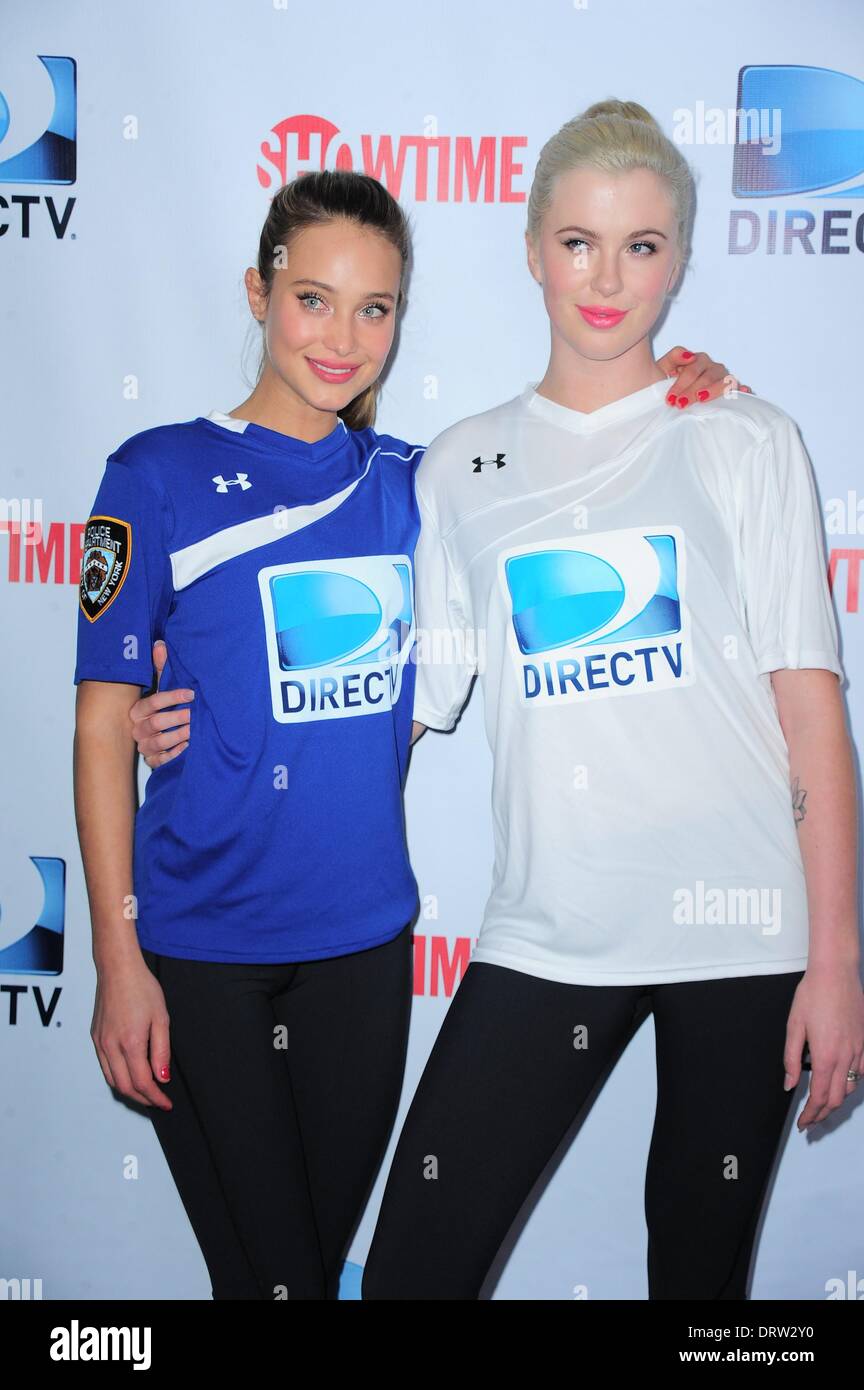 Los Angeles, CA, USA. 1st Feb, 2014. Hannah Davis, Ireland Baldwin at ...