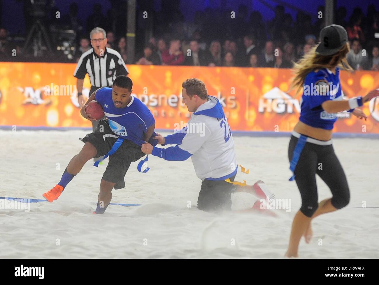 Los Angeles, CA, USA. 1st Feb, 2014. Michael B. Jordan, Jon Ritchie in ...