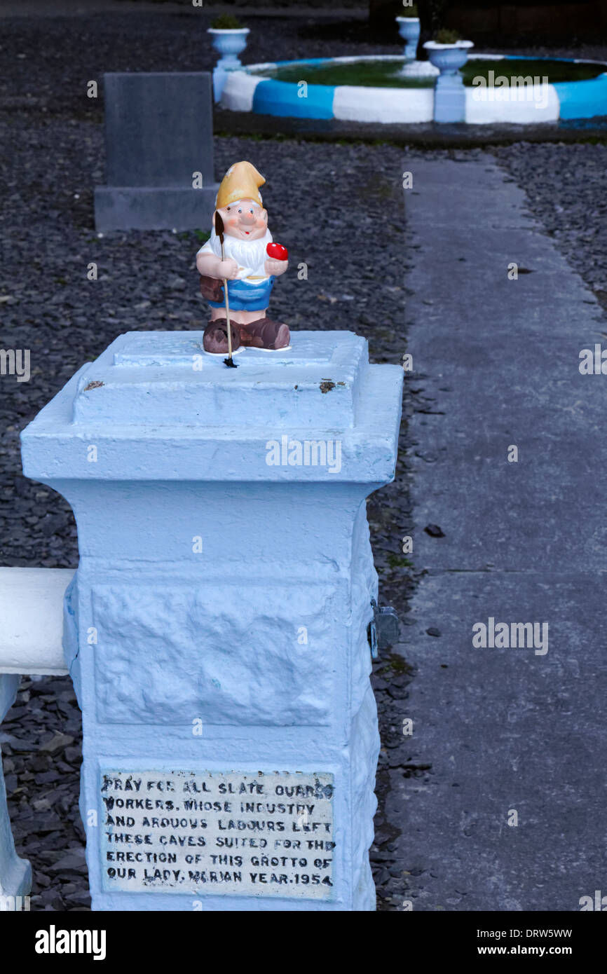 Slate quarry on the island on Valencia in County Kerry, Ireland Stock ...