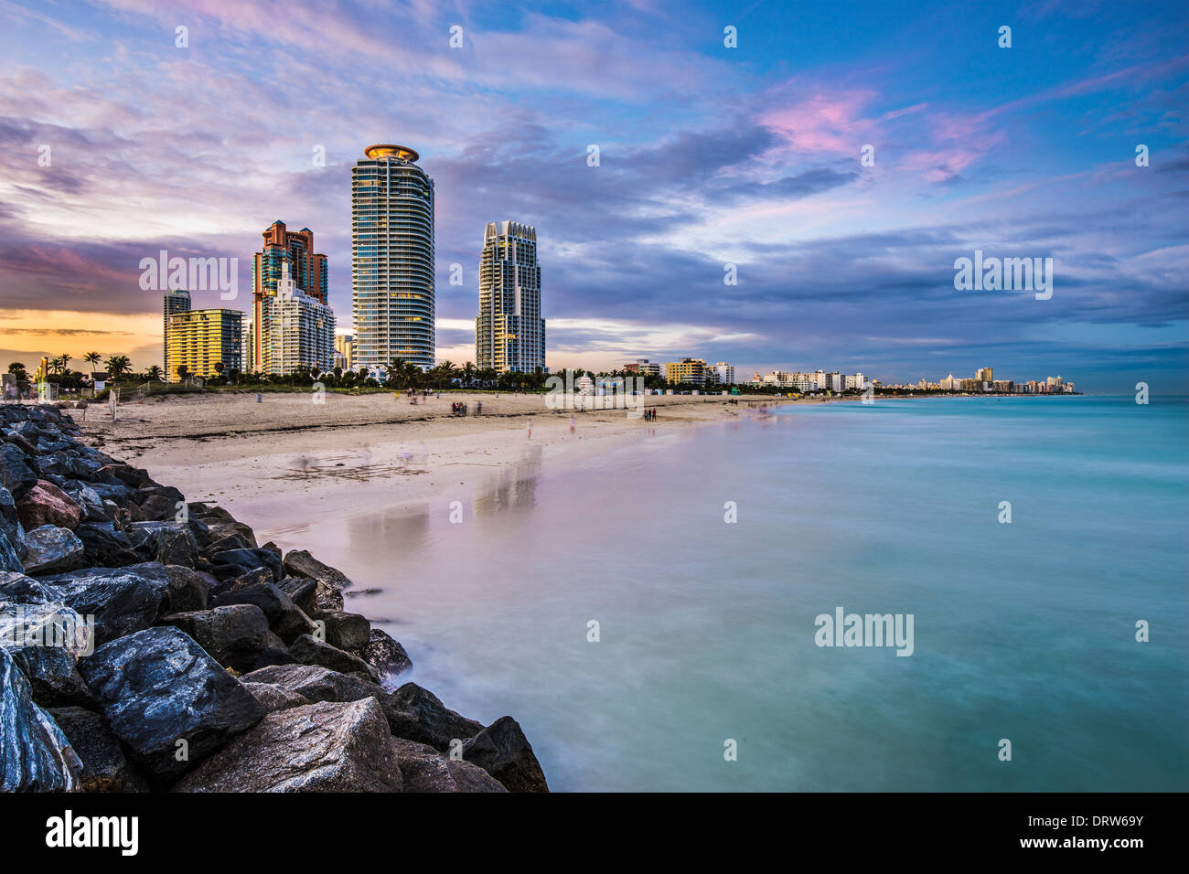 Miami, Florida at South Beach Stock Photo - Alamy