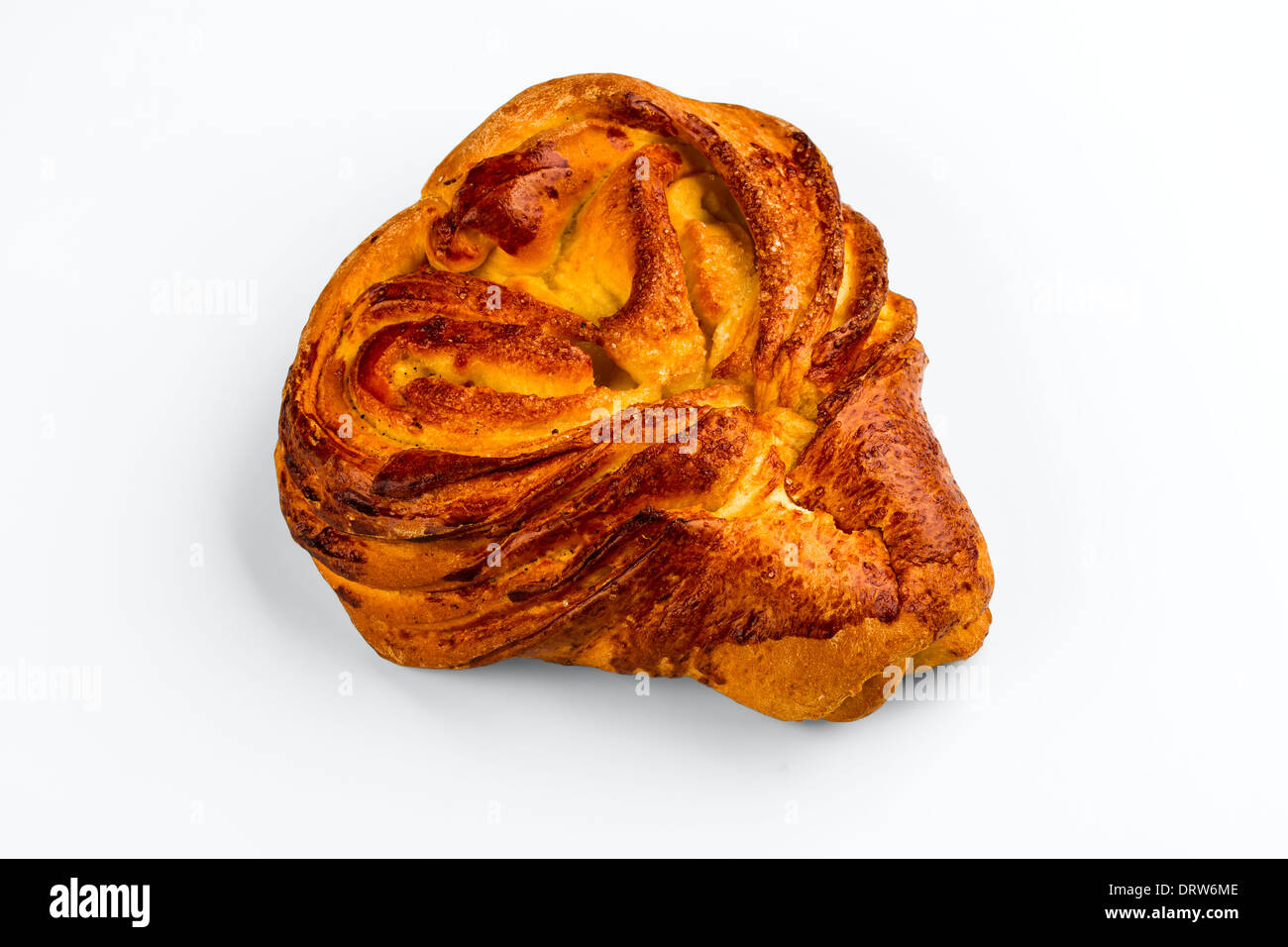 fresh bun isolated on white background Stock Photo - Alamy