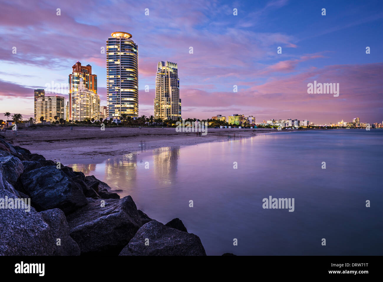 Miami, Florida at South Beach Stock Photo - Alamy
