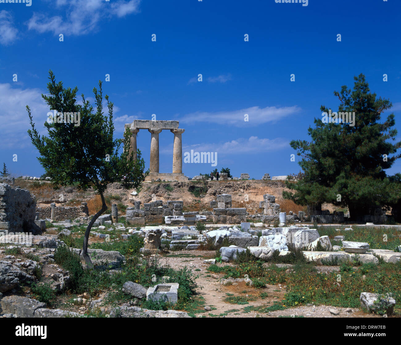 Corinth temple hi-res stock photography and images - Alamy