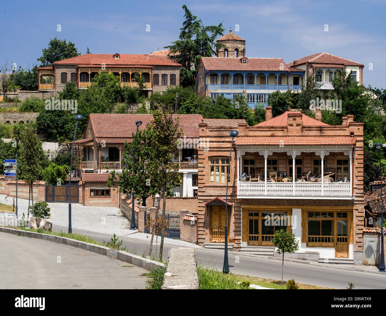 Center of Telavi in the Kakheti region, Georgia Stock Photo - Alamy