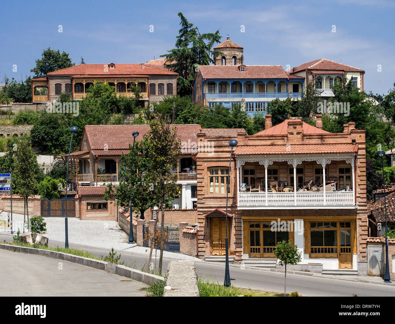 Center of Telavi in the Kakheti region, Georgia Stock Photo - Alamy