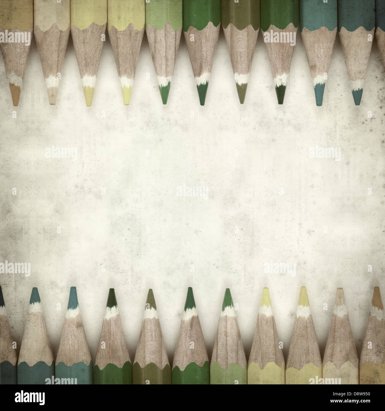 textured old paper background with color pencils Stock Photo - Alamy
