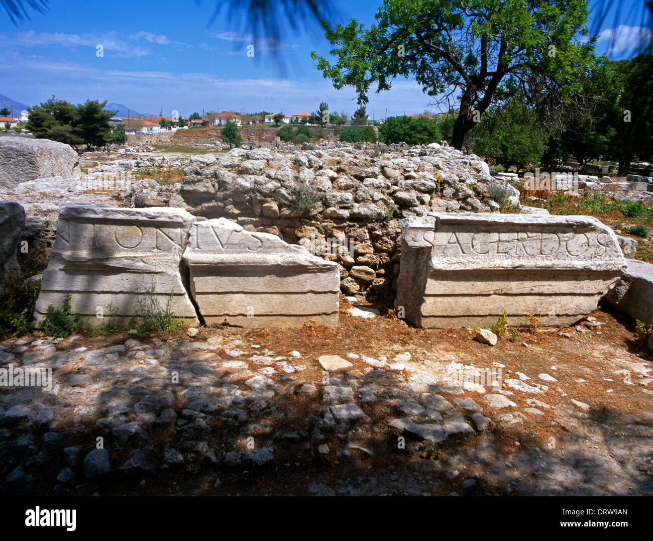 Corinth temple hi-res stock photography and images - Alamy