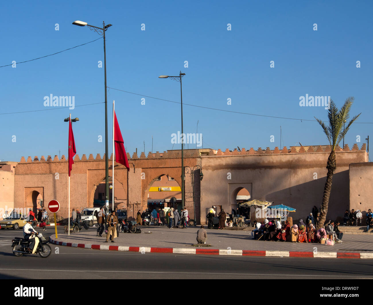 City wall marrakech morocco hi-res stock photography and images - Alamy