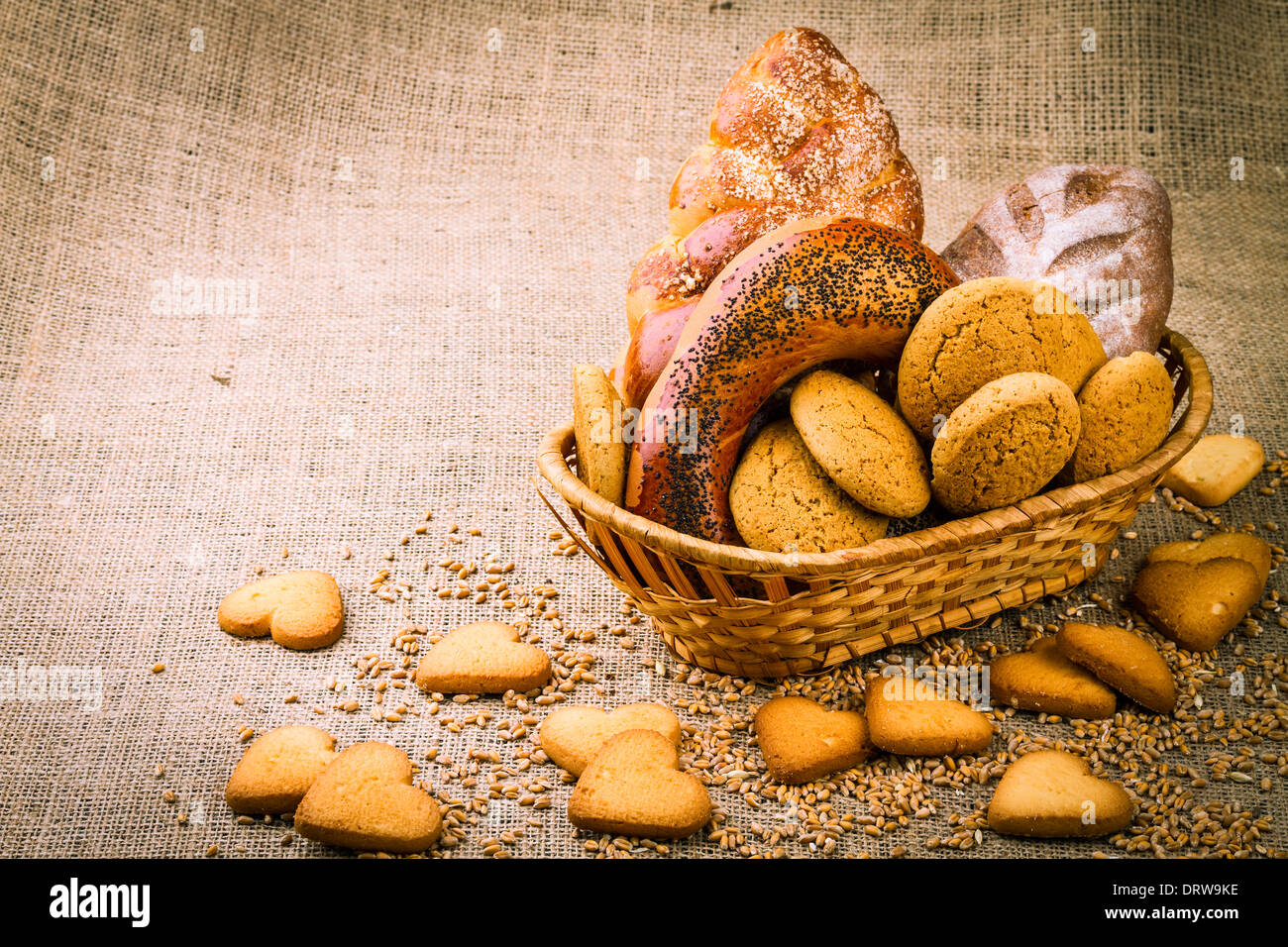 Bakery background hi-res stock photography and images - Alamy