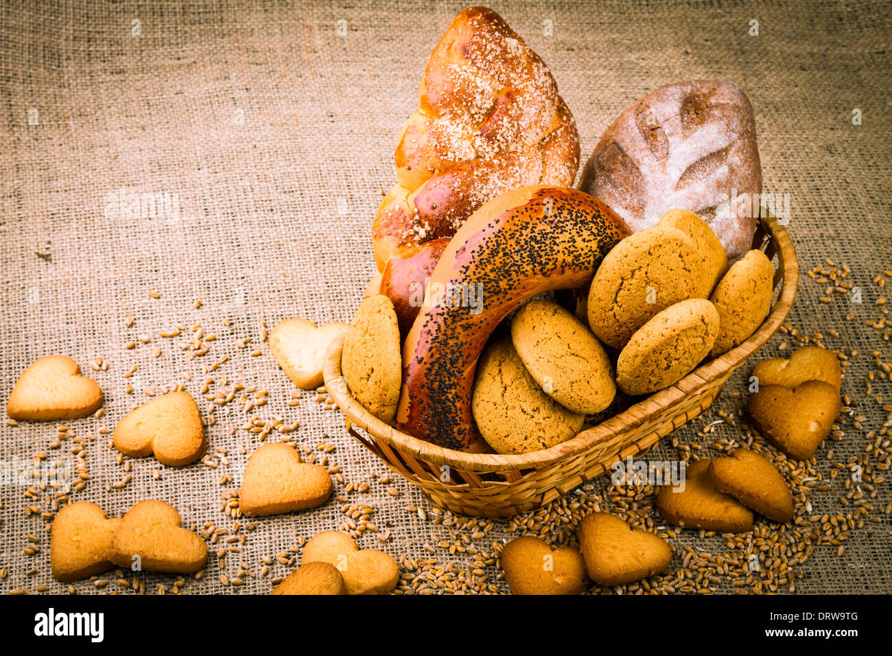 Bakery background hi-res stock photography and images - Alamy