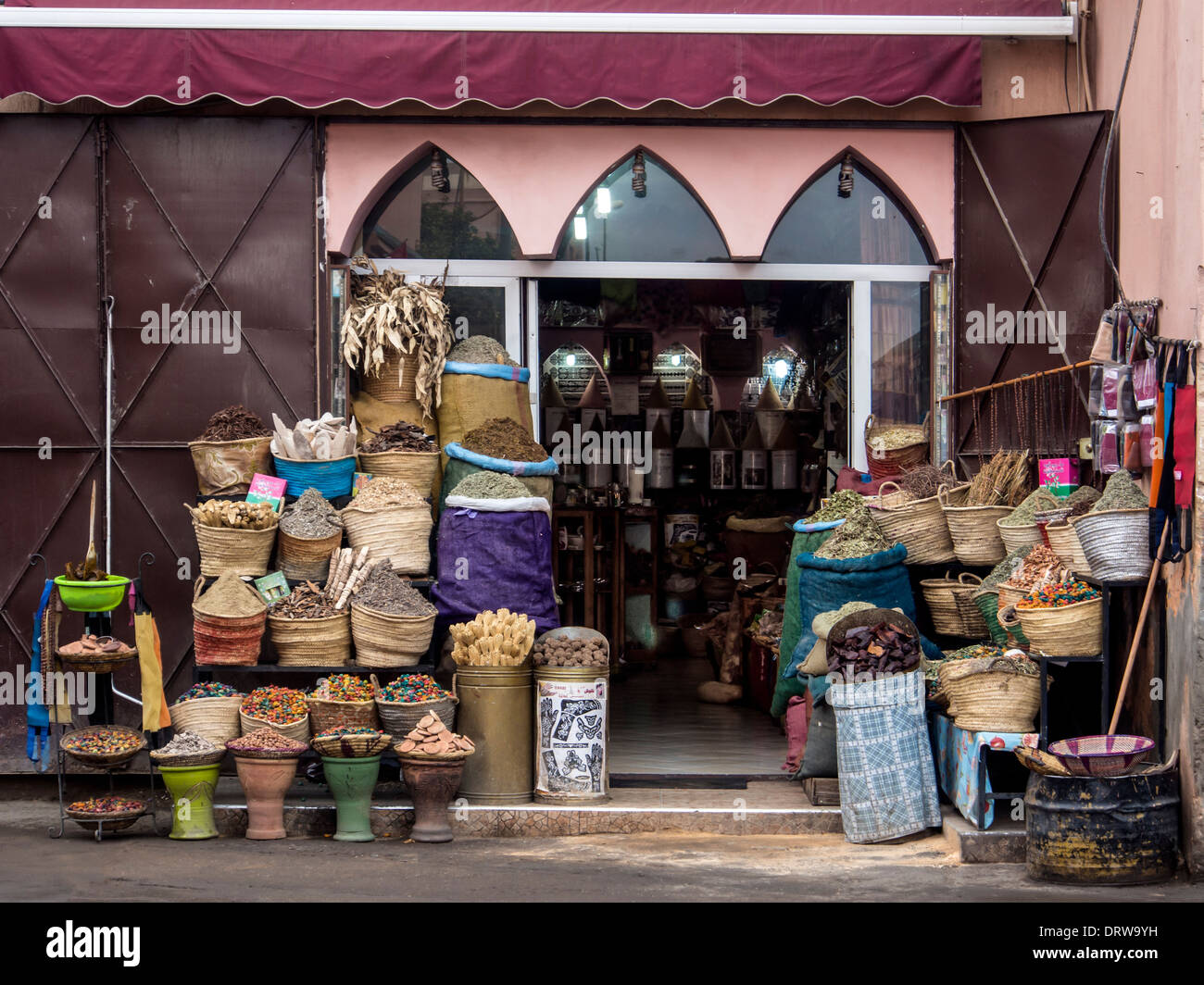 Marrakech street market hi-res stock photography and images - Alamy