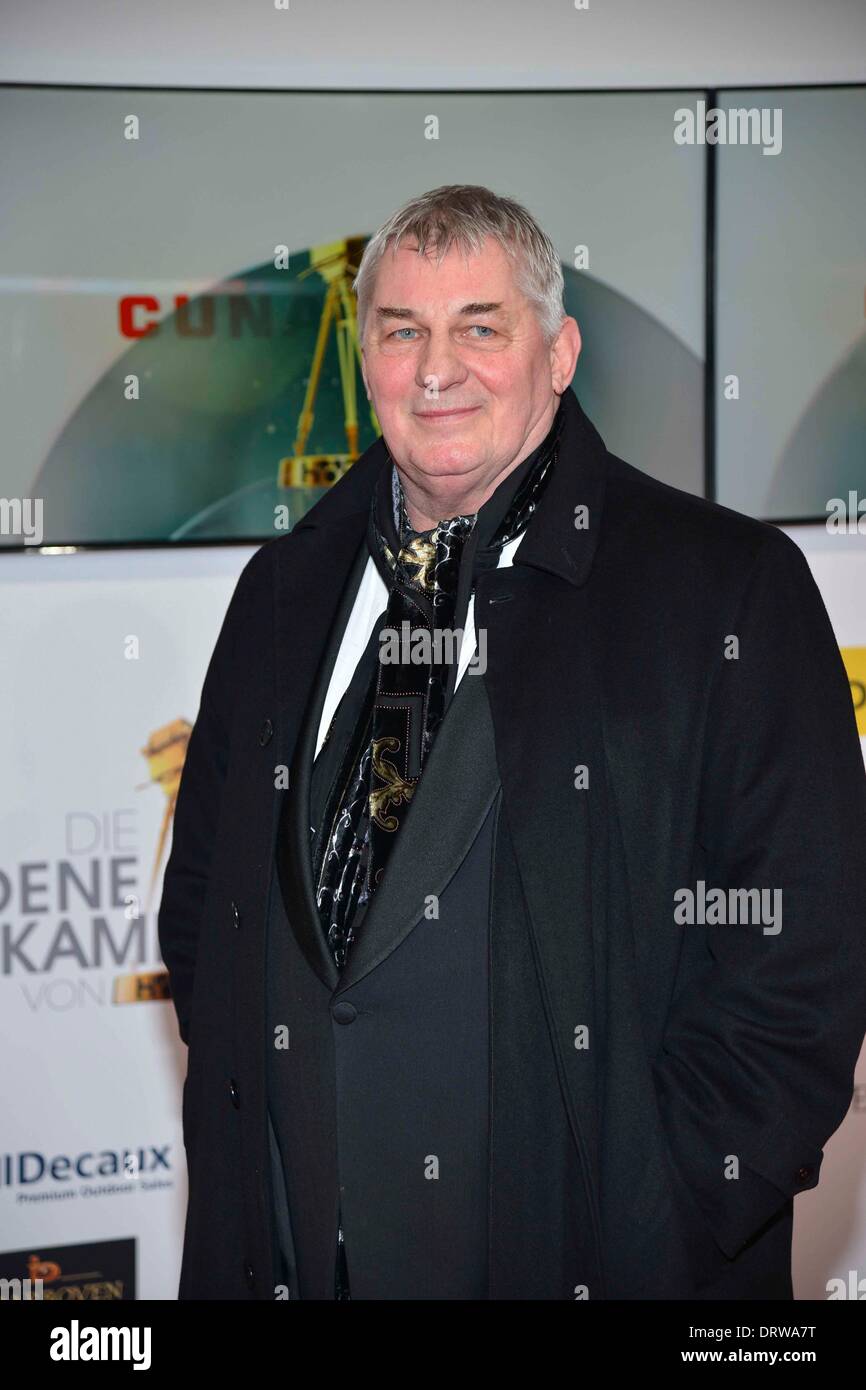 Actor Heinz Hoenig arrives at the 49.Goldene Kamera 2014 at Hangar ...