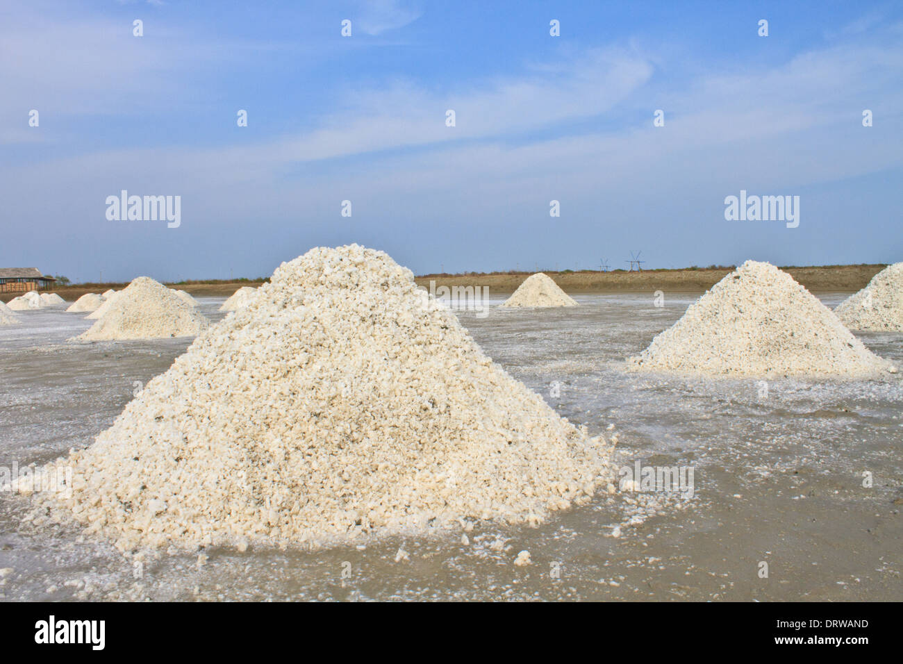 Salt in the Saline in rural Thailand Stock Photo - Alamy