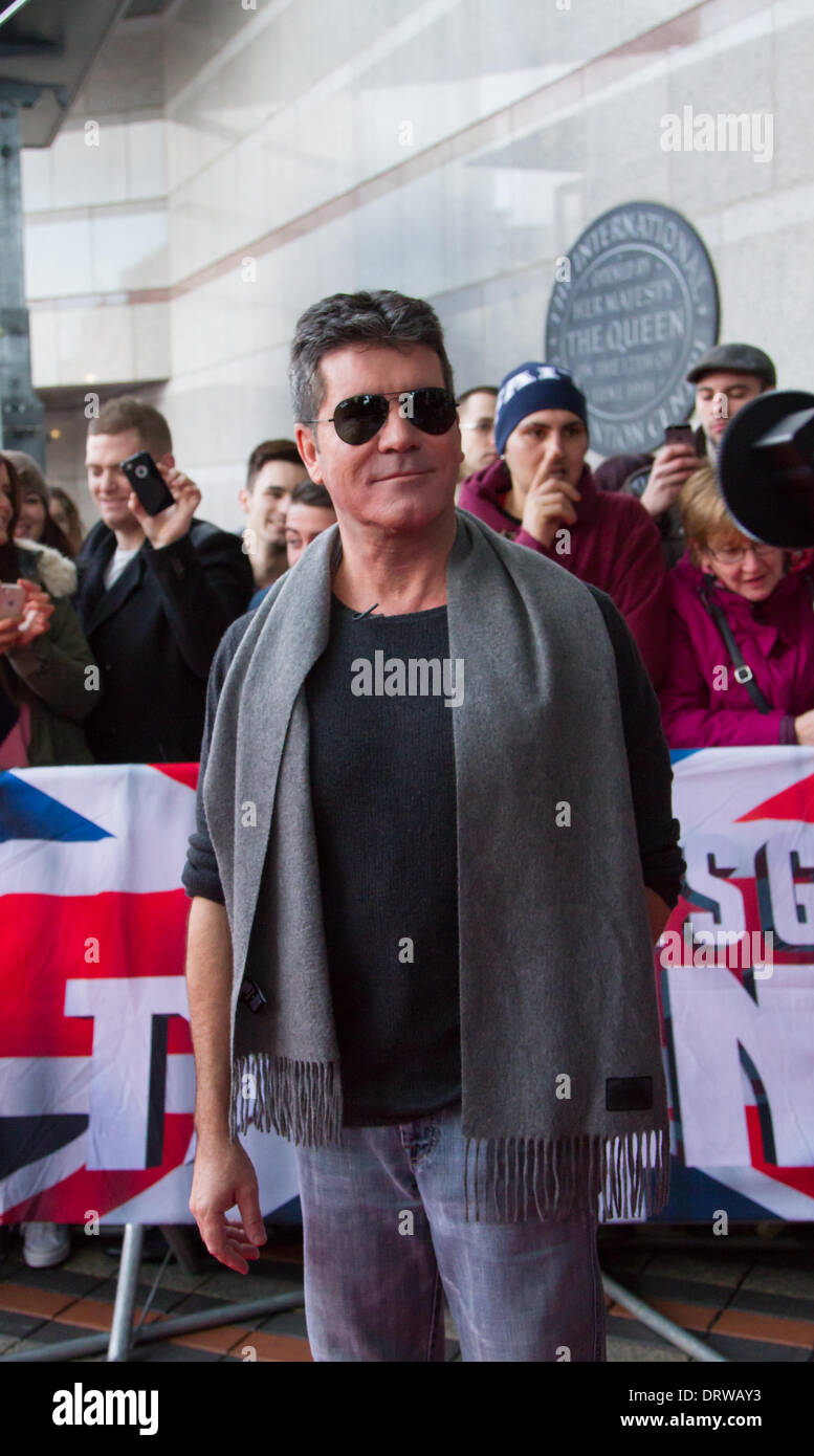 Simon Cowell at the Britain's Got Talent Auditions in Birmingham UK ...