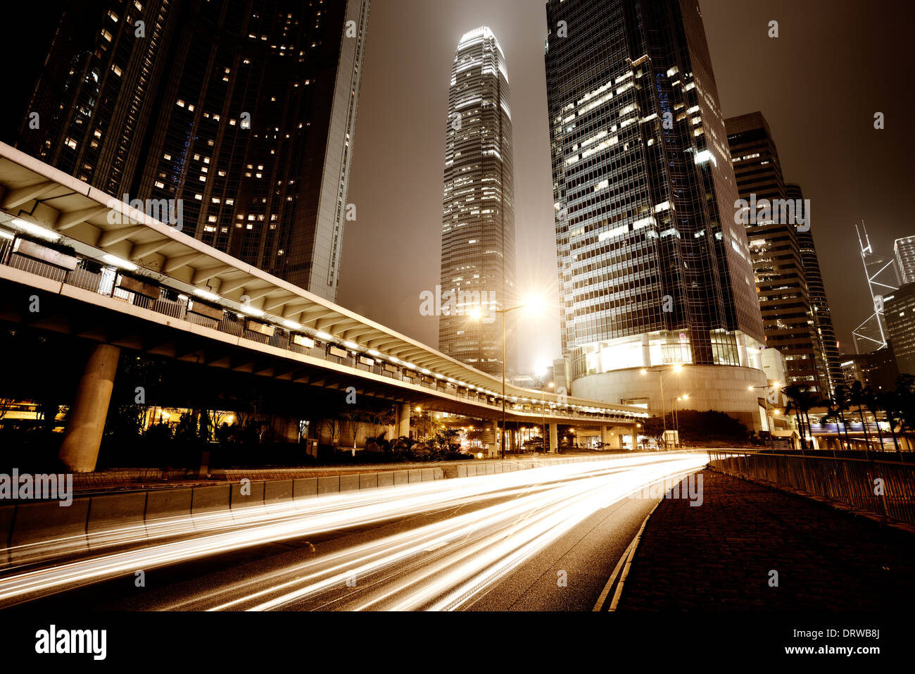 Fast moving cars at night Stock Photo - Alamy