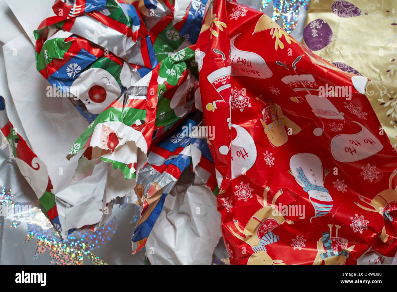 Wrapping paper opened hi-res stock photography and images - Alamy