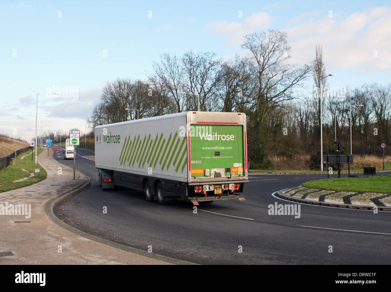 Waitrose Supermarket Lorry Truck High Resolution Stock Photography and ...
