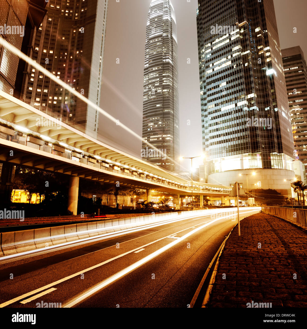 Fast moving cars at night Stock Photo - Alamy