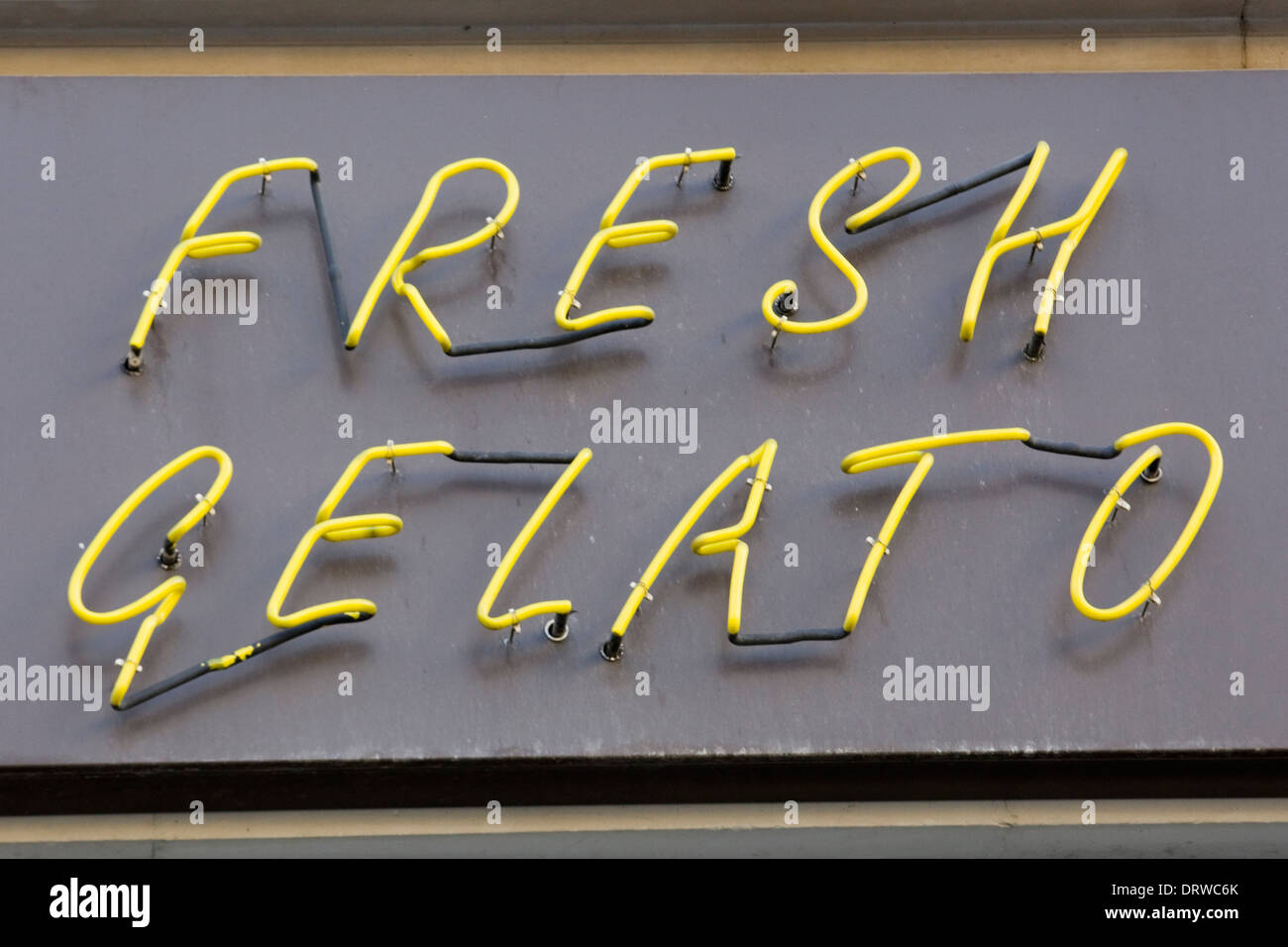 light-emitting diode, Rope Lighting Spelling out the words Frozen ...