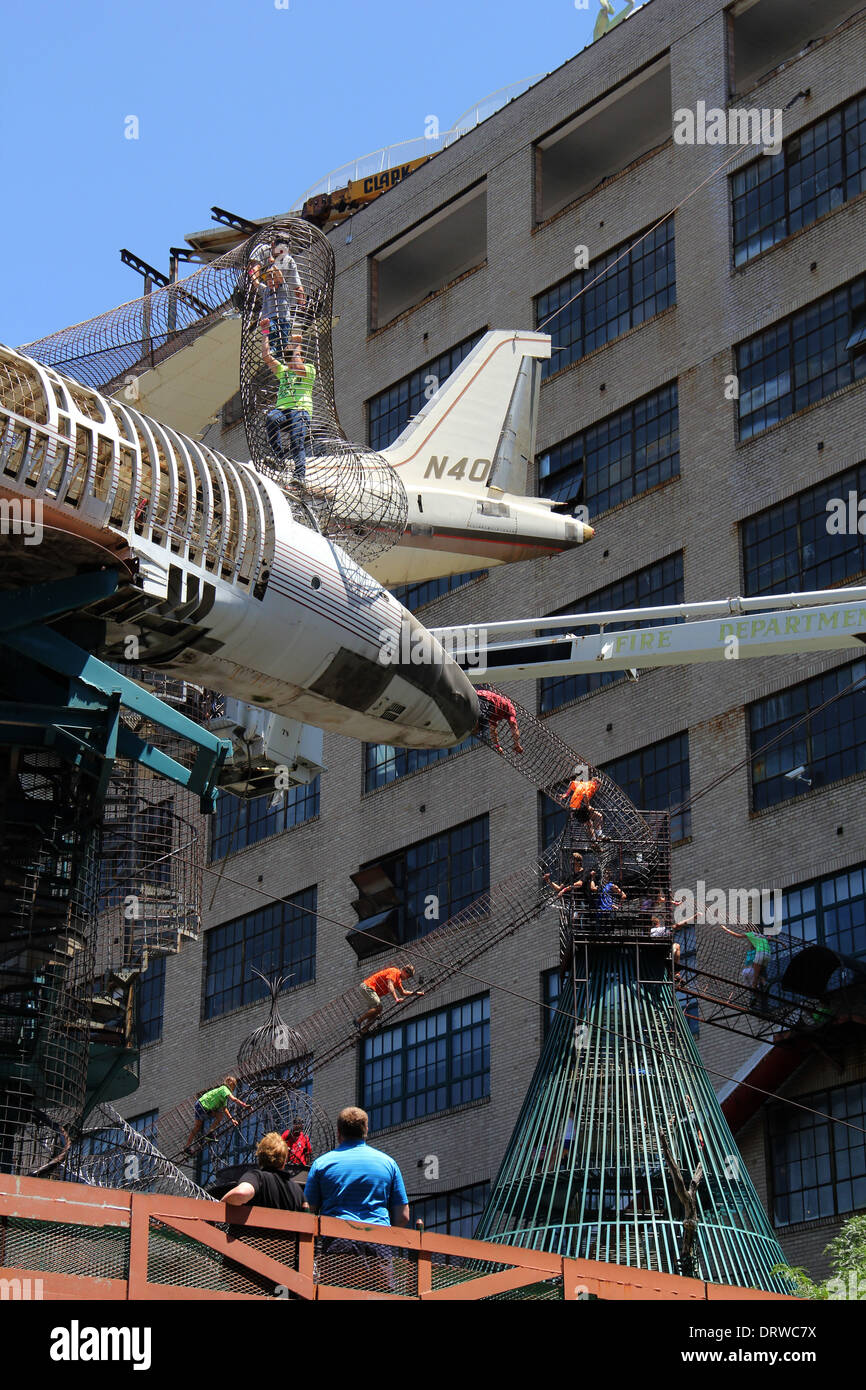 City museum St. Louis Missouri made from repurposed architectural and ...