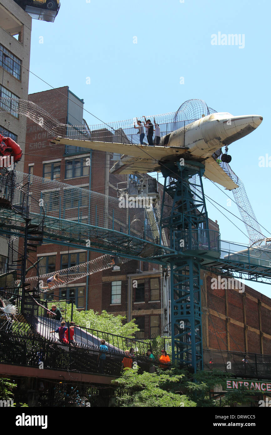 City museum St. Louis Missouri made from repurposed architectural and ...