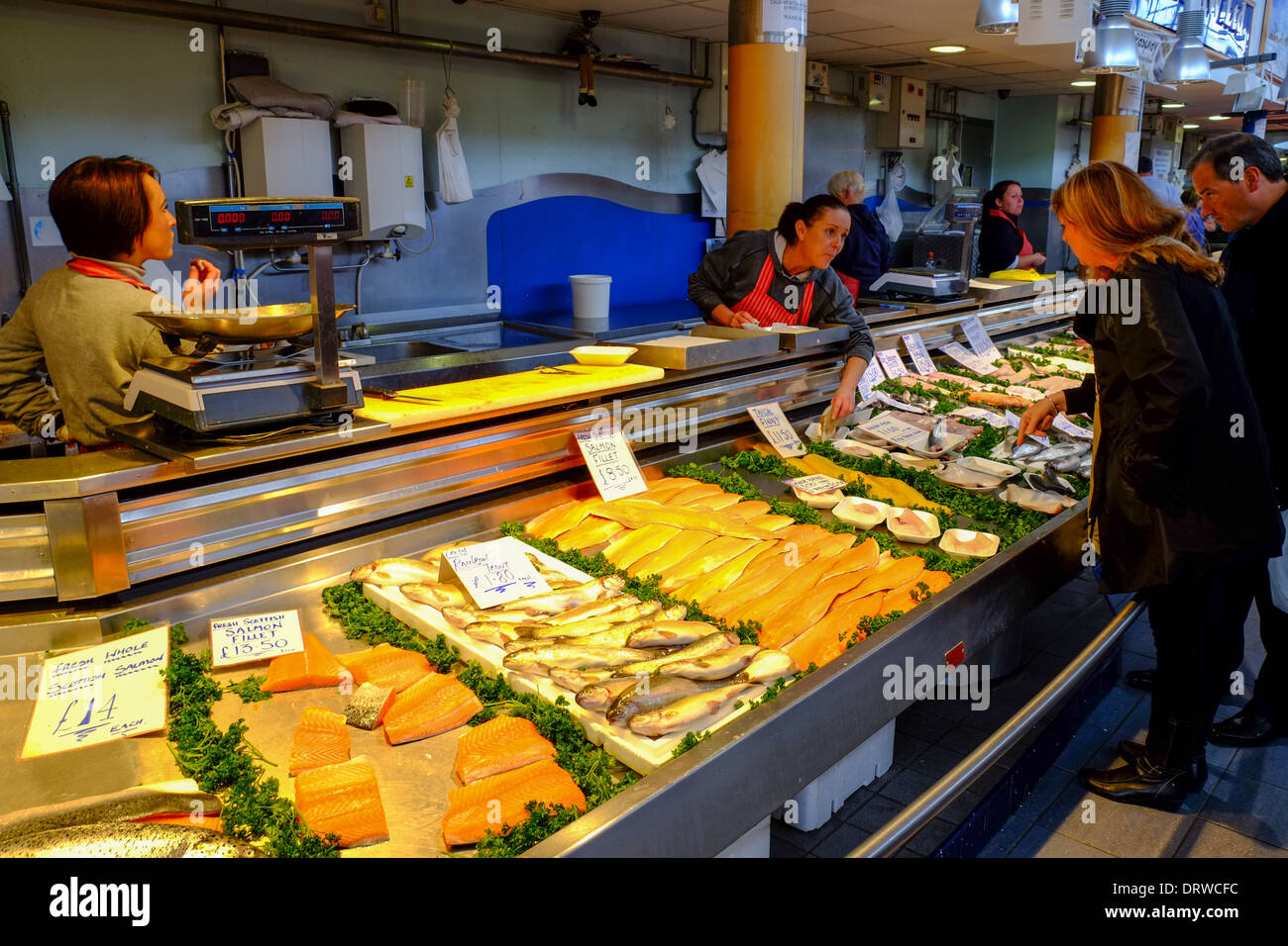 Manchester fish market hi-res stock photography and images - Alamy
