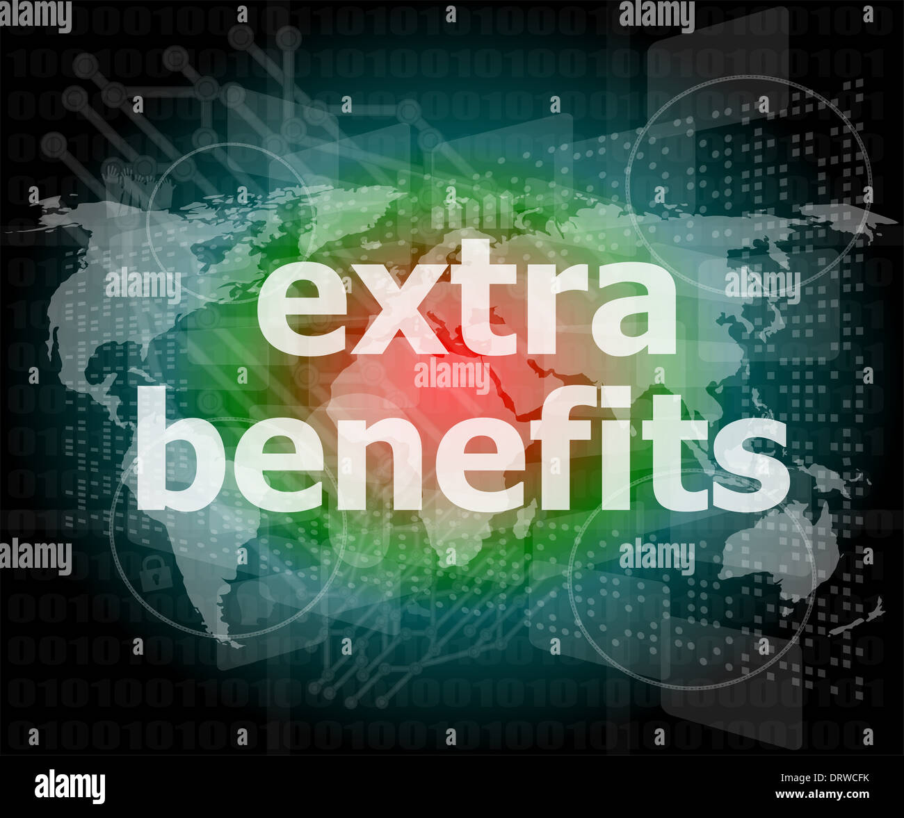 extra benefits slogan poster concept. Financial support message design ...