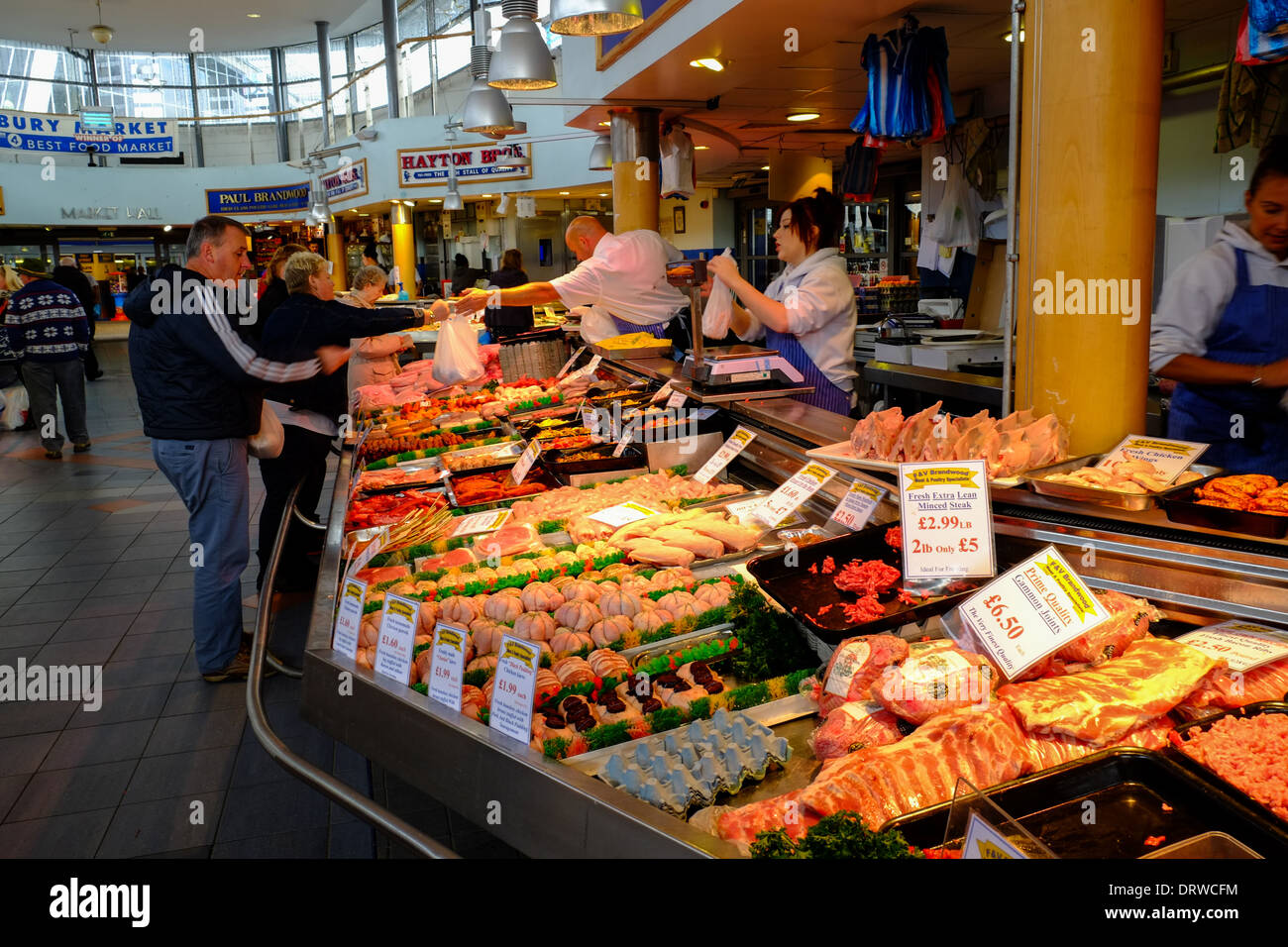Bury market indoor hi-res stock photography and images - Alamy