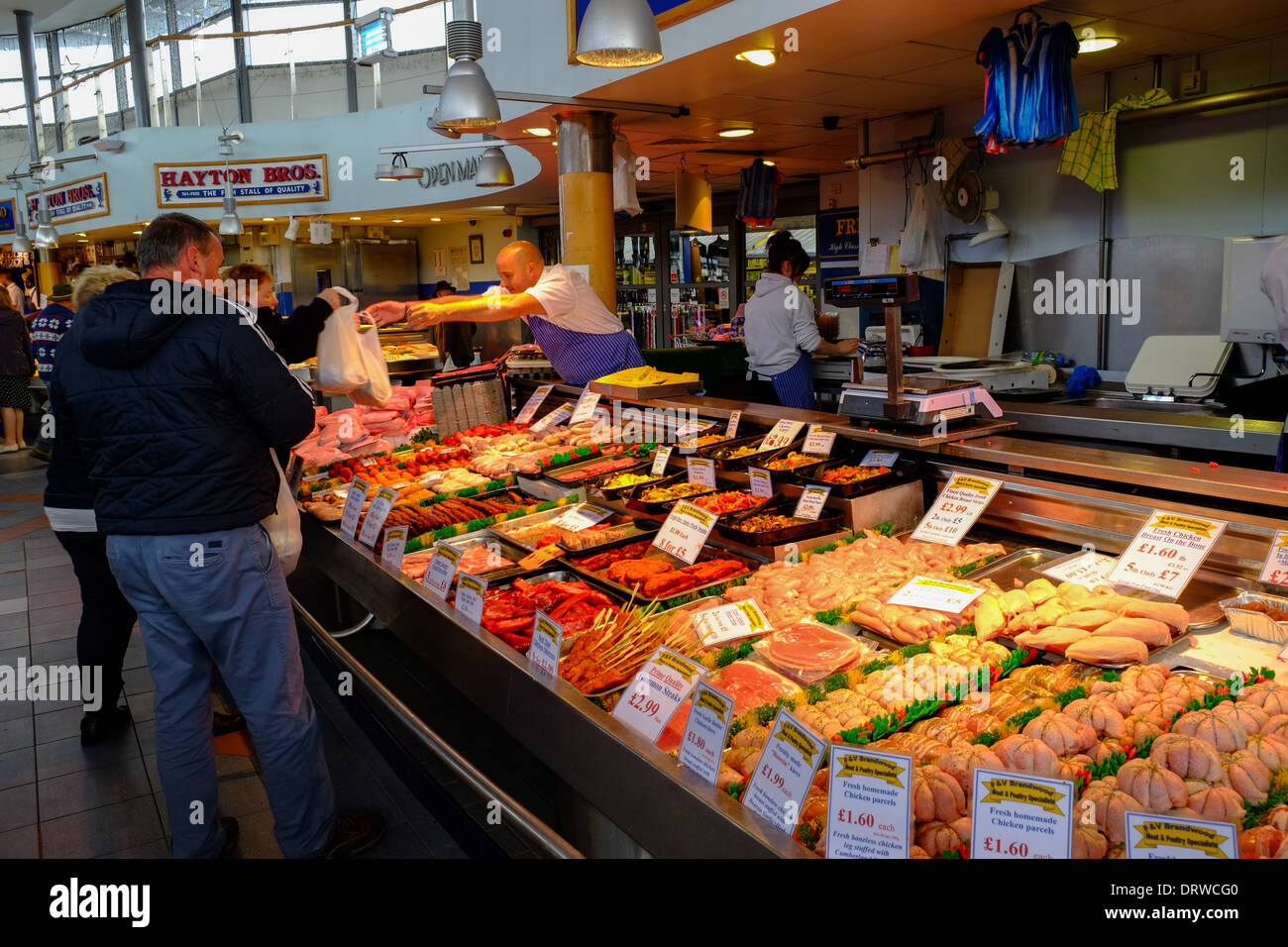 Bury Market Lancashire/Greater Manchester England UK Stock Photo - Alamy
