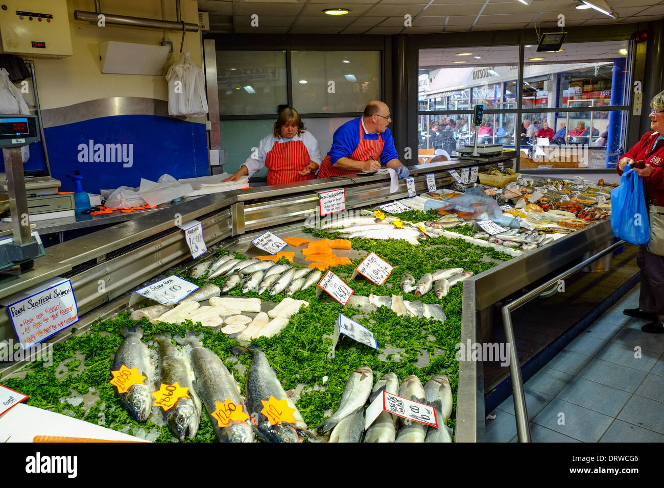 Manchester fish market hi-res stock photography and images - Alamy