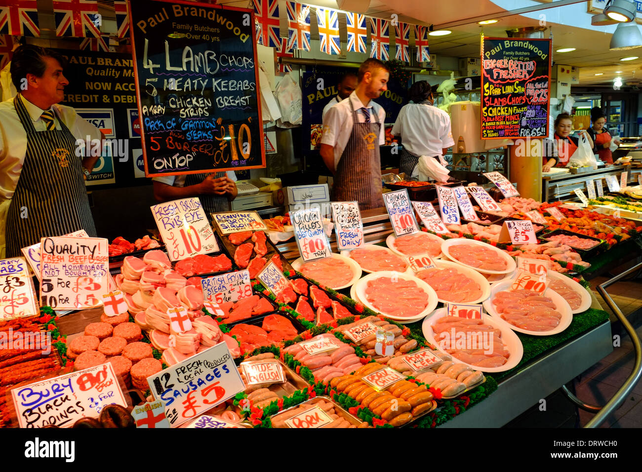 Bury market indoor hi-res stock photography and images - Alamy