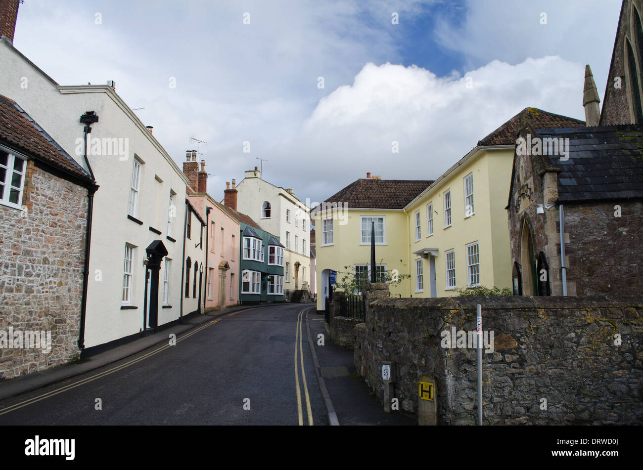 The high street of axbridge in somerset hi-res stock photography and ...