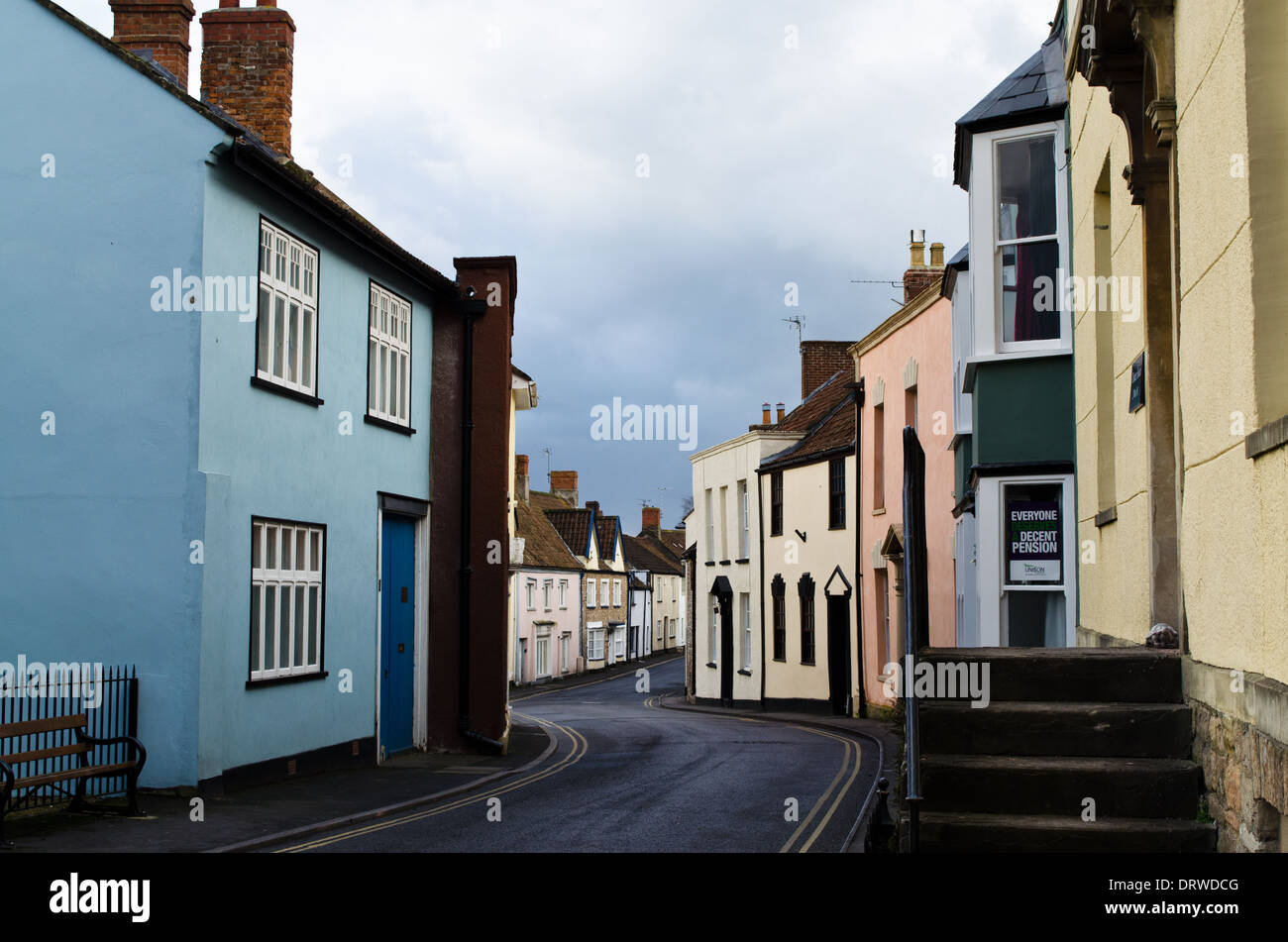 Streets in Axbridge in Somerset Stock Photo - Alamy