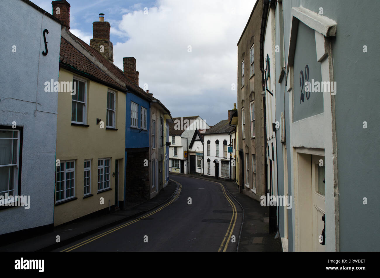 The high street of axbridge in somerset hi-res stock photography and ...