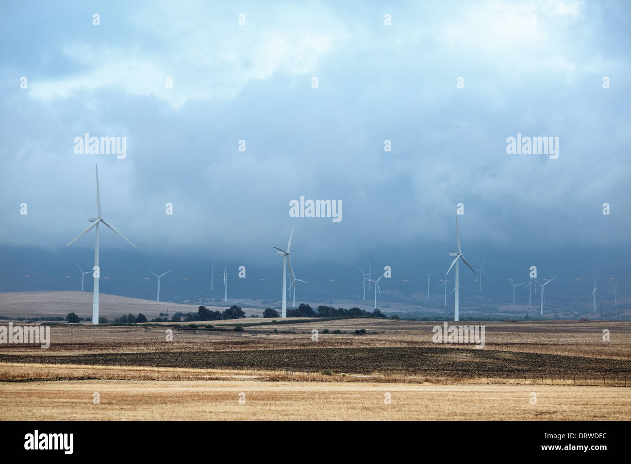 Wind turbines alternative energy source Stock Photo - Alamy