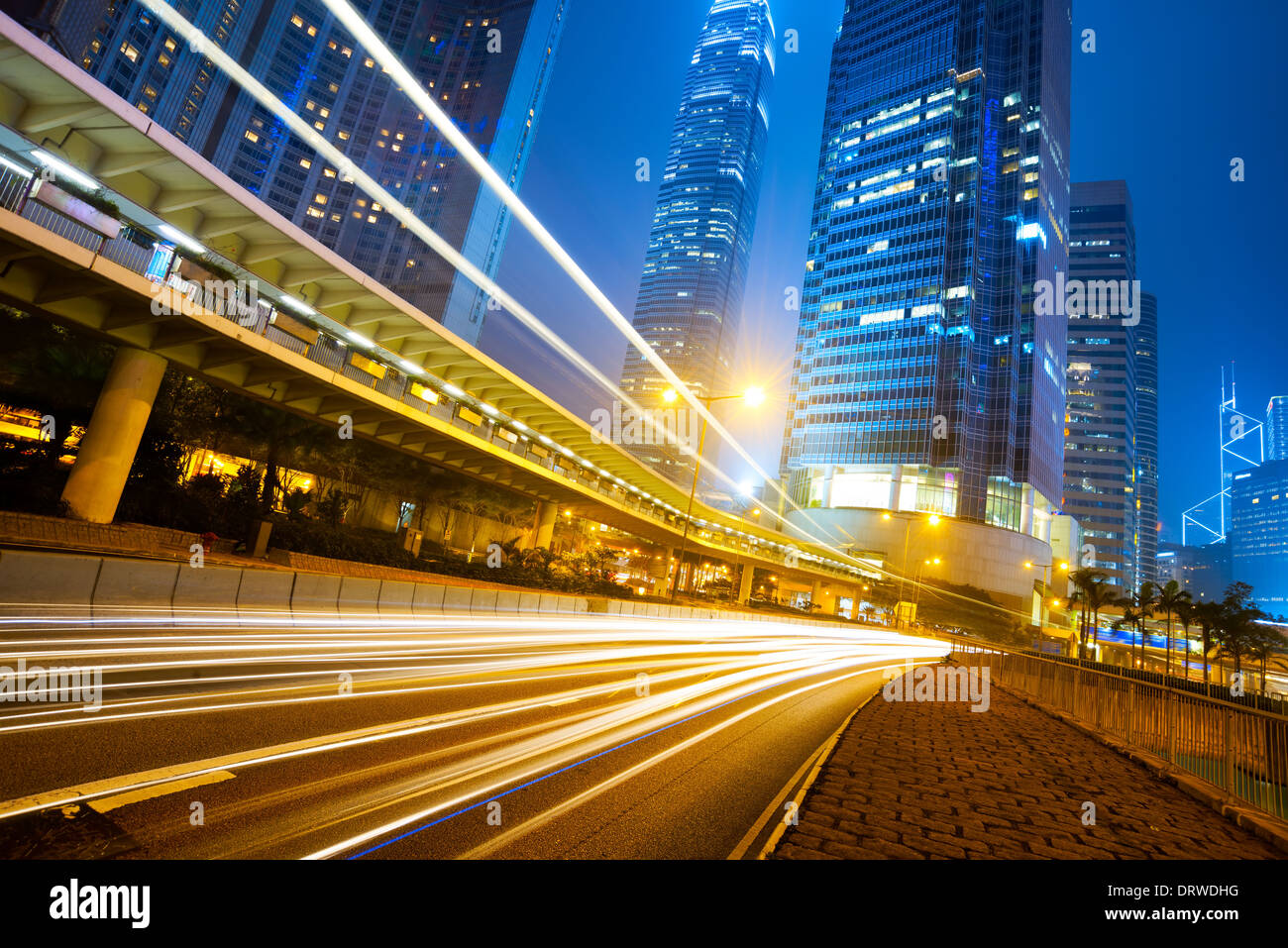 Fast moving cars at night Stock Photo - Alamy