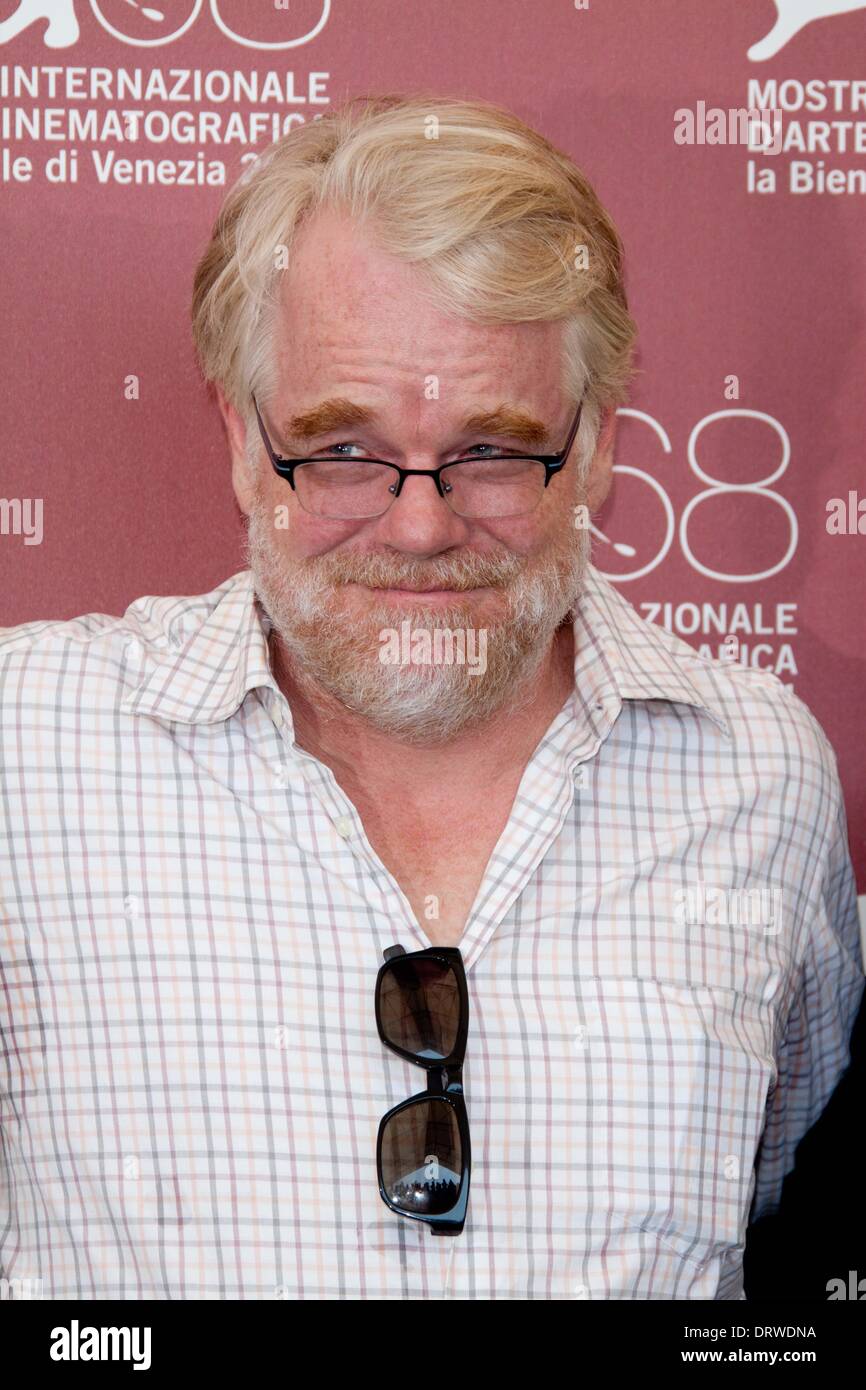 US actor Philip Seymour Hoffman poses after the press conference of ...