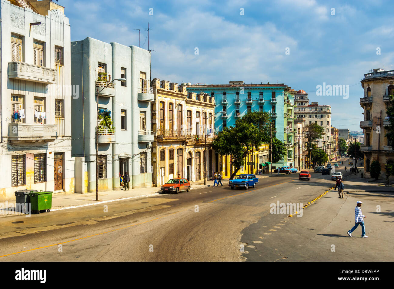 Cuban people and architecture,Havana, Cuba, Caribbean Stock Photo - Alamy