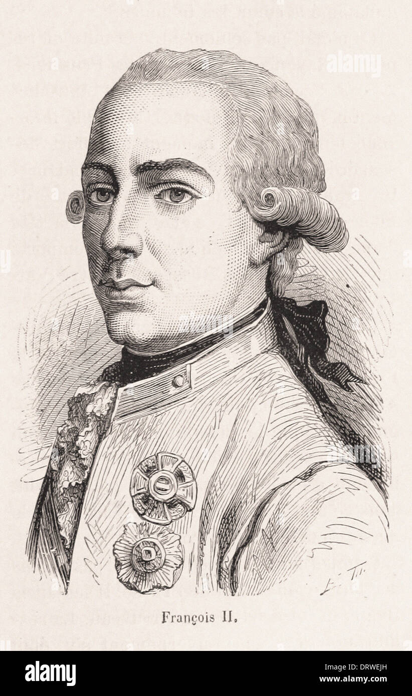 France portrait of francois ii french engraving xix th century hi-res ...