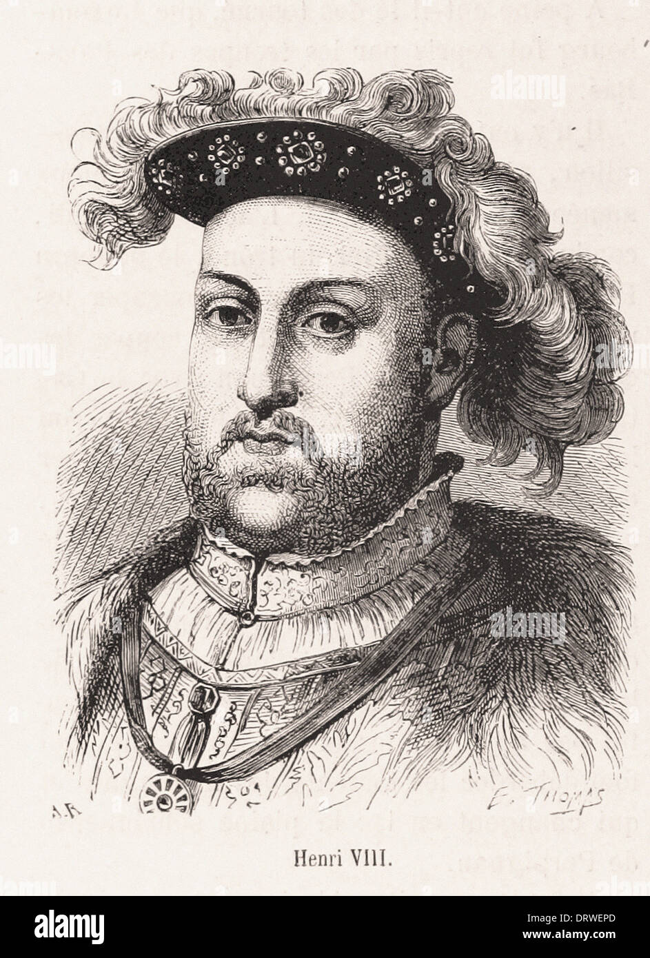Portrait henry viii hi-res stock photography and images - Alamy