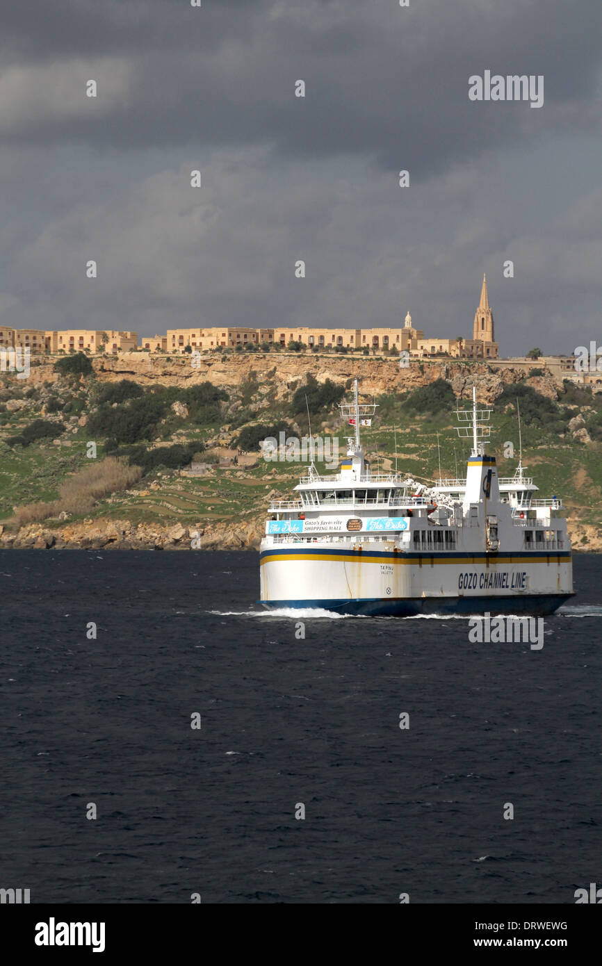 CHANNEL LINE FERRY & FORT CHAMBRAY MGARR GOZO MALTA 04 December 2013 ...