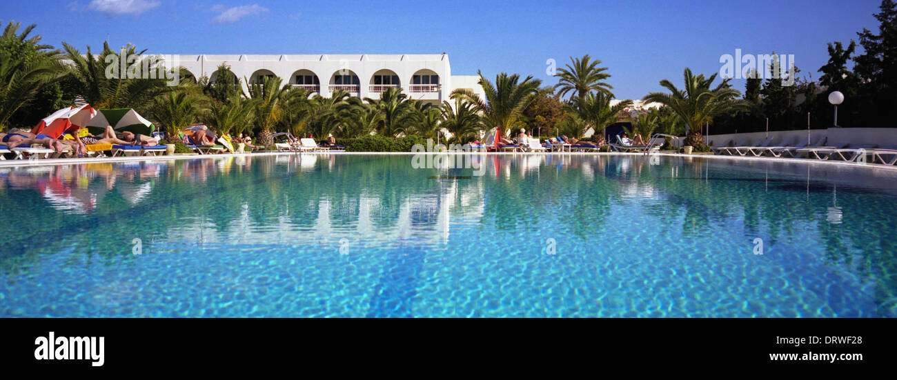 Swimming Pool at holiday resort Stock Photo - Alamy
