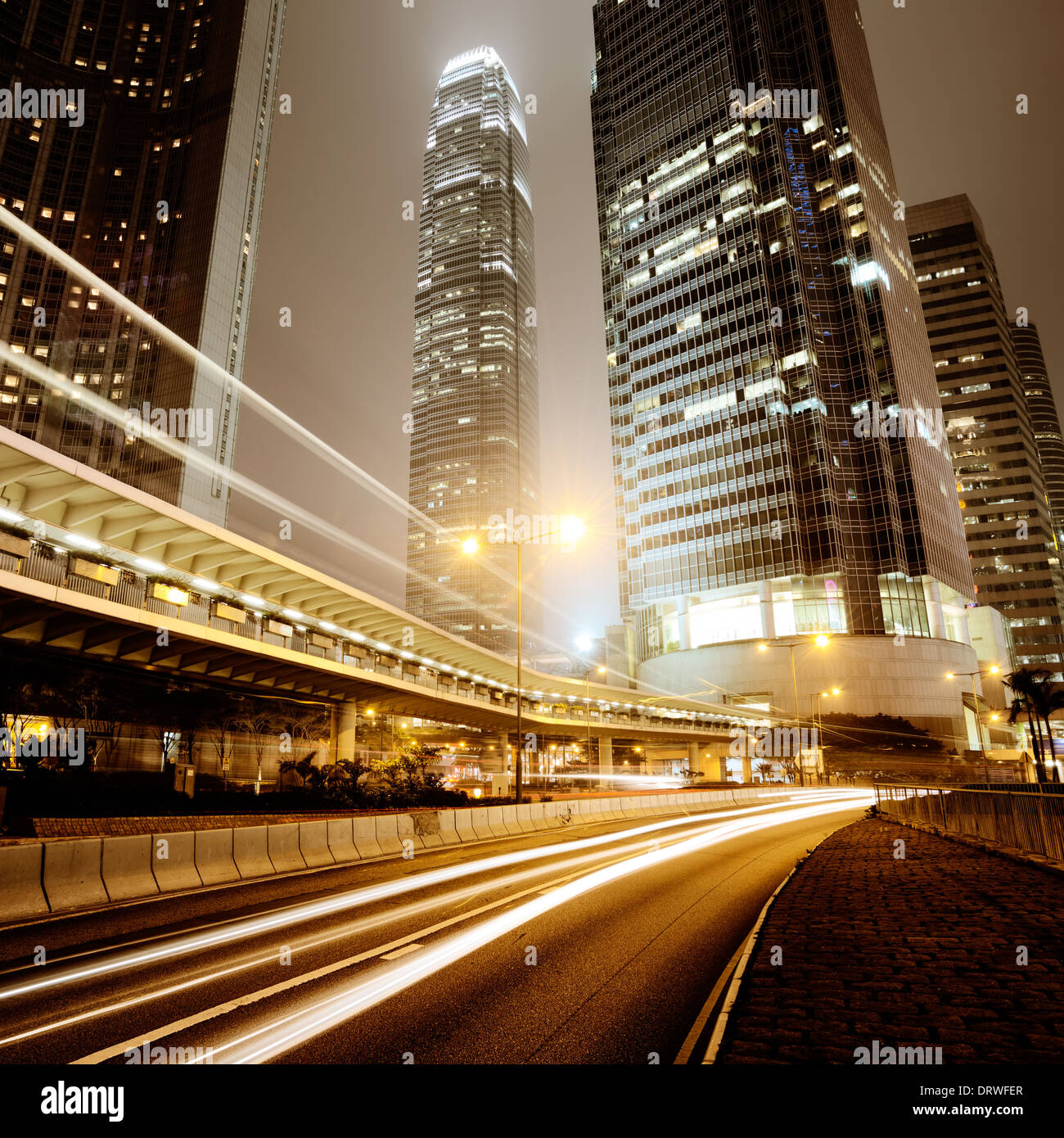 Fast moving cars at night Stock Photo - Alamy