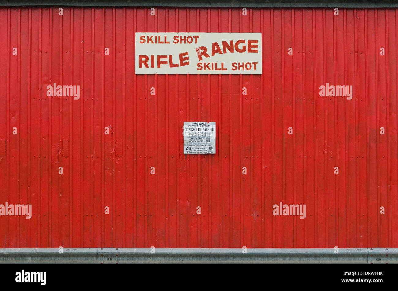 Red Rifle Range Stock Photo - Alamy
