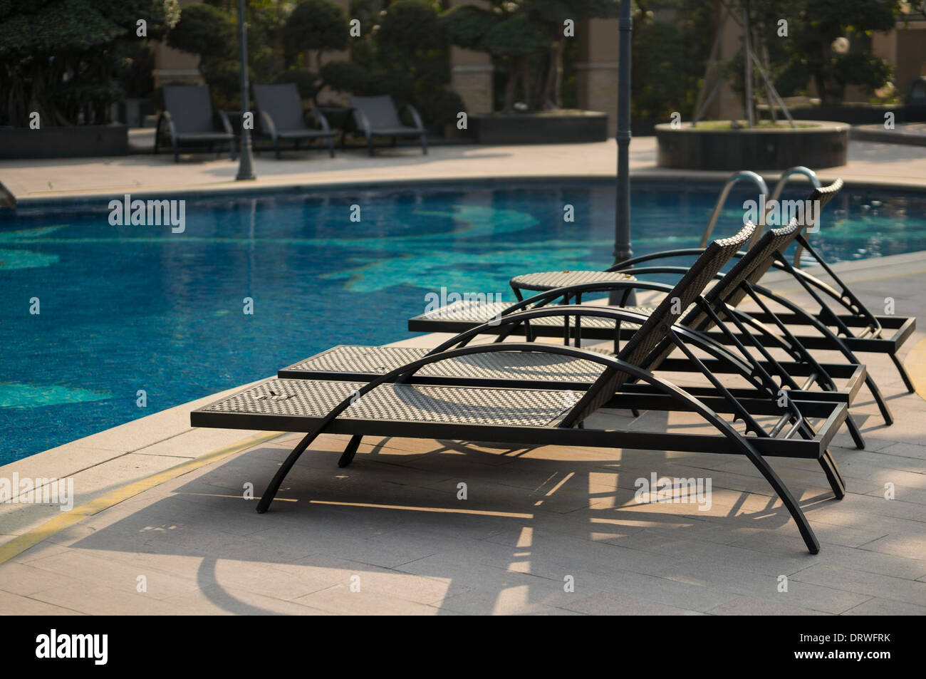 Hotel pool in Donguan, China Stock Photo - Alamy